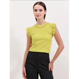 Bigdart Blouse female Yellow size M