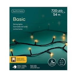 Lumineo Lichterkette BASIC 720 LED 54 m, schwarzes Kabel, in klassisch warm | Gr.: onesize