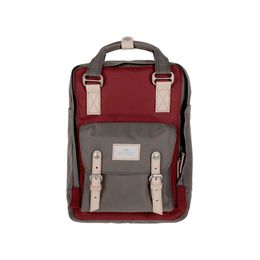 Doughnut Macaroon 16 - Rucksack 38 cm (mustard) in wine x grey | Gr.: onesize