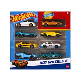 Hotwheels Hot Wheels Auto Set mit 8 Basic-Spielzeugautos und -Trucks im Maßstab 1:64 | Gr.: onesize