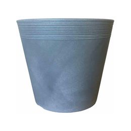 siena GARDEN Pflanzgef&auml;&szlig; Malaga 43 &Oslash; 43x36 cm in Grau in Grau | Gr.: onesize