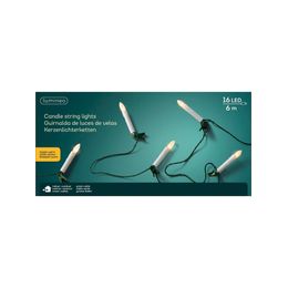 Lumineo Kerzen-Lichterkette 16 LED 6 m in klassisch warm | Gr.: onesize