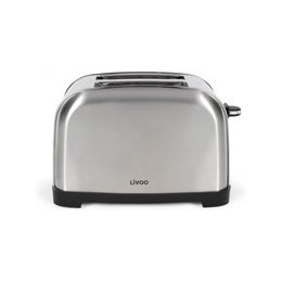 LIVOO DOD196 Toaster Silber f&uuml;r 2 Scheiben | Gr.: onesize