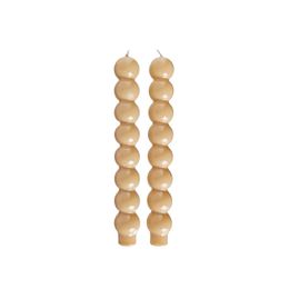 Butlers Stabkerze BUBBLES 2er-Set in Beige | Gr.: onesize