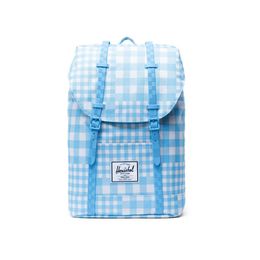 HERSCHEL Retreat 19.5 - Rucksack 15" 43 cm (fiery red night camo) in retreat gingham alaskan blue | Gr.: onesize