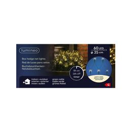 Lumineo Buchsbaumbeleuchtung 60 LED D: 35 cm, gr&uuml;nes Kabel, in warm wei&szlig; | Gr.: onesize