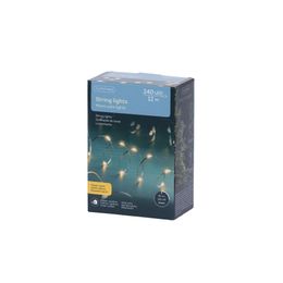 Lumineo Lichterkette STRING LIGHTS 240 LED 12 m Silberdraht in klassisch warm | Gr.: onesize