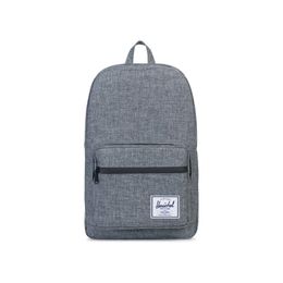 HERSCHEL Pop Quiz 22 - Rucksack 43 cm (black enzyme ripstop/black /safety yellow) in raven crosshatch | Gr.: onesize