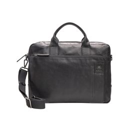 Strellson Hyde Park Charles Aktentasche Leder 39 cm Laptopfach in black | Gr.: onesize