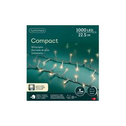 Lumineo Lichterkette COMPACT 1000 LED 22,5 m, transparentes Kabel in warm weiß | Gr.: onesize