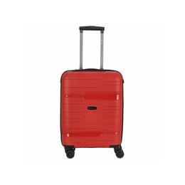 Check.In Memphis - 4-Rollen-Kabinentrolley 55 cm (blau) in rot | Gr.: onesize