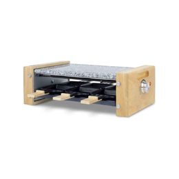 HKoenig WOD6 Raclette-Grill f&uuml;r 6 Personen in Holz-Optik | Gr.: onesize