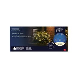 Lumineo Buchsbaumbeleuchtung 120 LED D: 80 cm, gr&uuml;nes Kabel, in warm wei&szlig; | Gr.: onesize