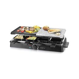 Emerio RG-126708 Raclette-Grill Hei&szlig;er Stein f&uuml;r bis zu 8 Personen | Gr.: onesize