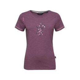 Chillaz W GANDIA CHALKBAG FLOWER T-SHIRT in Bordeaux | Gr.: onesize