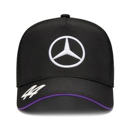 Mercedes PETRONAS F1 2024 Lewis Hamilton Trucker Kappe Schwarz Einheitsgr&ouml;&szlig;e | Gr.: onesize