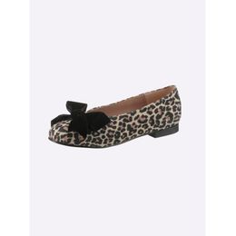 Heine Ballerina in beige-schwarz | Gr.: 43