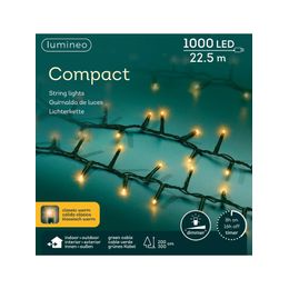 Lumineo Lichterkette COMPACT 1000 LED 22,5 m, grünes Kabel in klassisch warm | Gr.: onesize