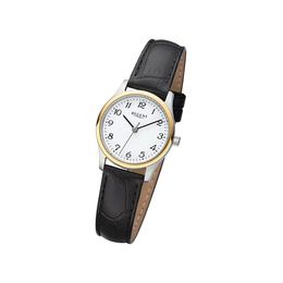 Regent Uhren Analog-Armbanduhr Regent Lederarmband schwarz klein (ca. 26,5mm) | Gr.: onesize
