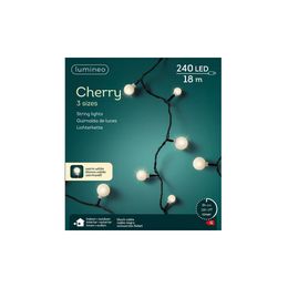 Lumineo Lichterkette CHERRY 240 LED 18 m, schwarzes Kabel in warm weiß | Gr.: onesize