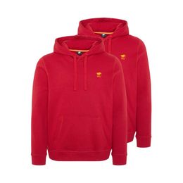 POLO SYLT Sweatshirt / Hoodie Basic in Rot | Gr.: S