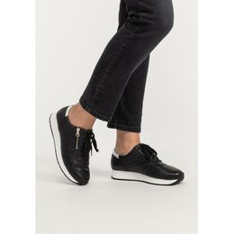 vitaform Hirschleder Sneaker in schwarz | Gr.: 38