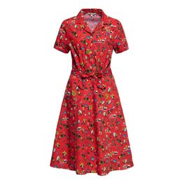 Queen Kerosin Swingkleid Western Oldschool in rot | Gr.: L