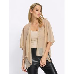 Heine Shirtjacke in goldfarben | Gr.: 46-50