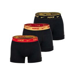 Nike Boxershort 3er Pack in Schwarz/Rot/Gold | Gr.: L