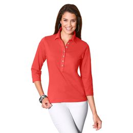 WITT WEIDEN Poloshirt in korallenrot | Gr.: 50