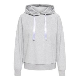 Jacqueline de Yong JDY Samt-Hoodie 'VIDA VELVET' Grau | Gr.: L