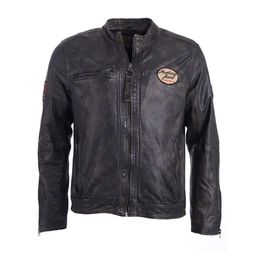 Mustang Lederjacke Varberg in dunkelbraun | Gr.: M