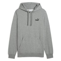 Puma Hoodie "ESS Small No.1 Logo Hoodie FL" in Grau | Gr.: XL