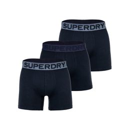 Superdry Boxershort 3er Pack in Dunkelblau/Grau | Gr.: L