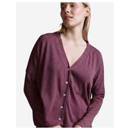 Cotton Candy Cardigan in burgundy melange | Gr.: XL