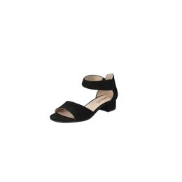 Caprice Keilsandaletten in black suede | Gr.: 4