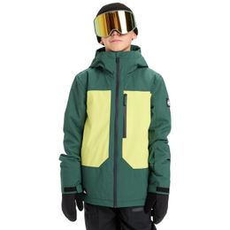 Snowboardjacke Quiksilver "Ambition 20K", Jungen, Gr. 8, trekking grün, 100% Polyester, Jacken