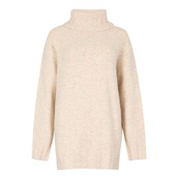 Apricot Oversized Roll Neck Tunic Jumper ' ' Damen Gr&ouml;&szlig;e XL creme