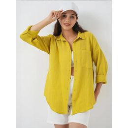 Bigdart Blouse female Yellow size S