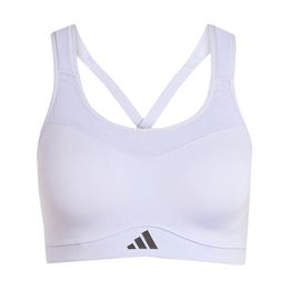 adidas Performance Sport-BH 'TLRD Impact Training High Support' Damen Größe XS pastelllila / schwarz