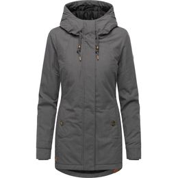 Ragwear Winter Jacket 'Monadena' female Grey size 4XL