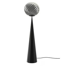 Tom Dixon Whirl Cone Fat Floor LED Silver/Black
