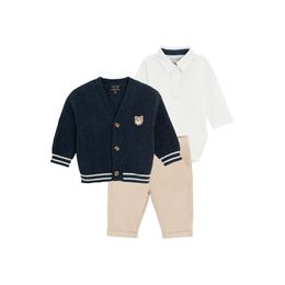 Cool Club Set Jungen Gr&ouml;&szlig;e 86 beige / dunkelblau / wei&szlig;