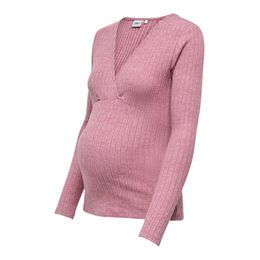 Only Maternity Umstand Shirt 'OLMLola' Damen Größe M pinkmeliert