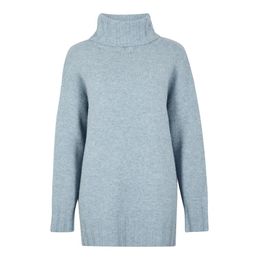 Apricot Oversized Roll Neck Tunic Jumper ' ' Damen Gr&ouml;&szlig;e S blau