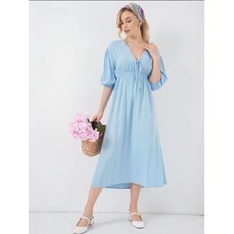 Bigdart Kleid Damen Gr&ouml;&szlig;e 42 hellblau Winterkleid