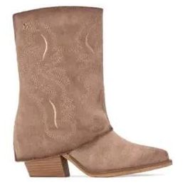 Xti f&uuml;r Damen. 14447001-BEIGE Stiefel 144470 braun (39), 3 bis 5 cm, Keine, L&auml;ssig