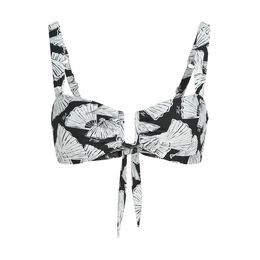 K by KARL LAGERFELD Karl Lagerfeld Bikini-Top Damen Größe 75 grau / schwarz