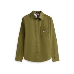Tommy Jeans Button Up Shirt male Green size M