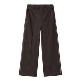 Mango Pleat-Front Pants female Brown size 40